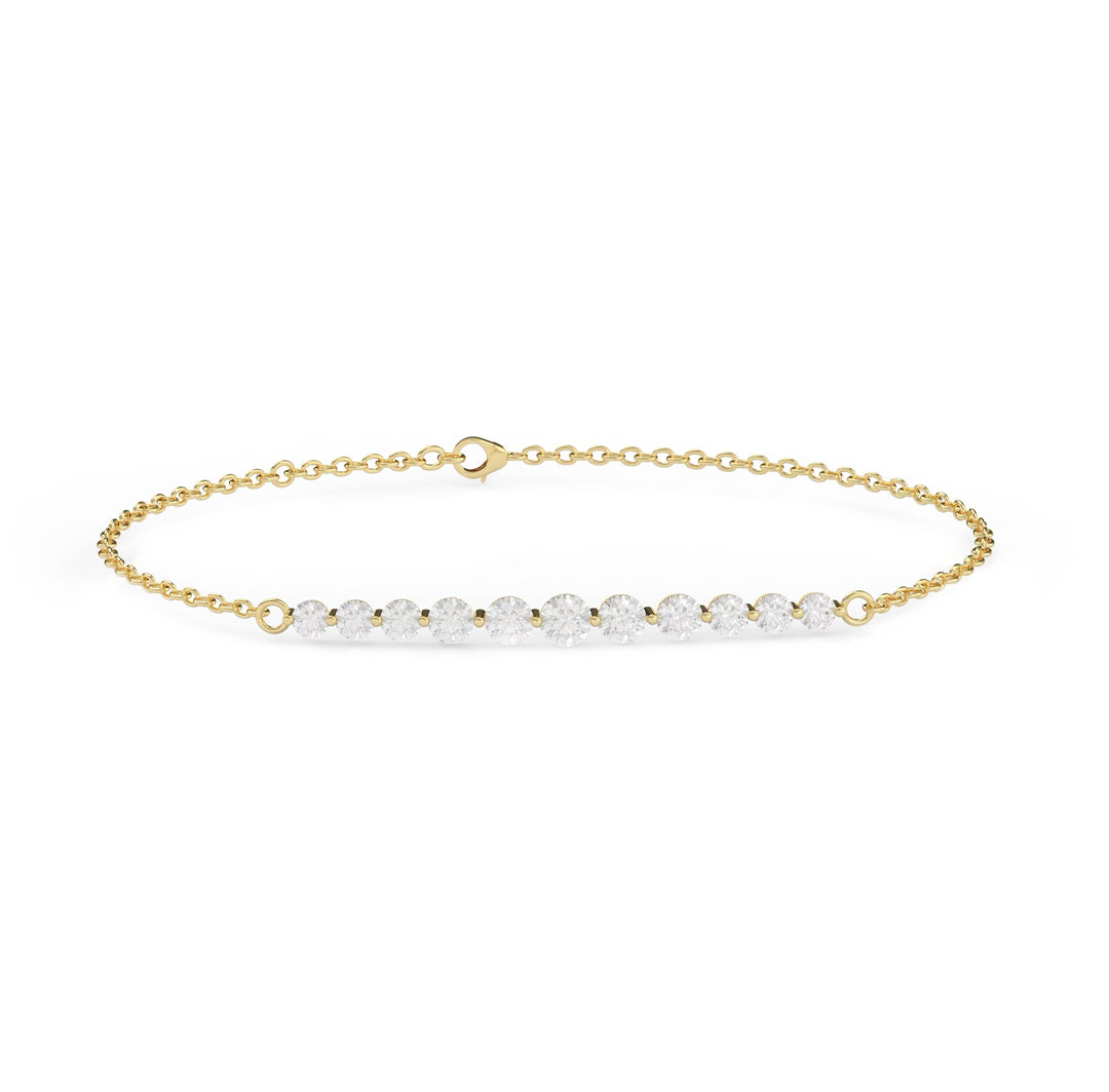 Floating Diamond Bracelet – Tesoro Fine Jewelry