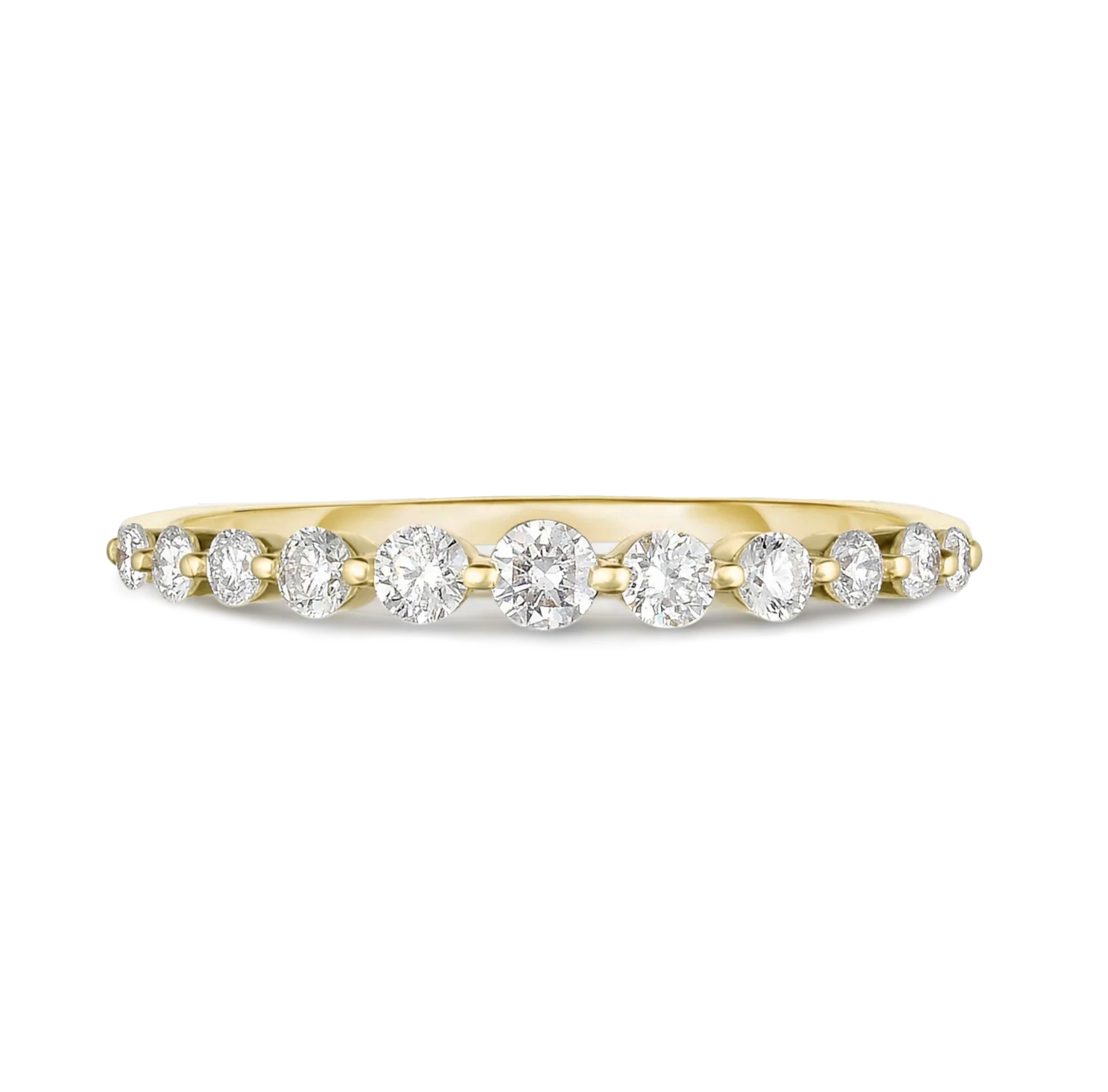 Graduated Diamond Ring – Tesoro Fine Jewelry
