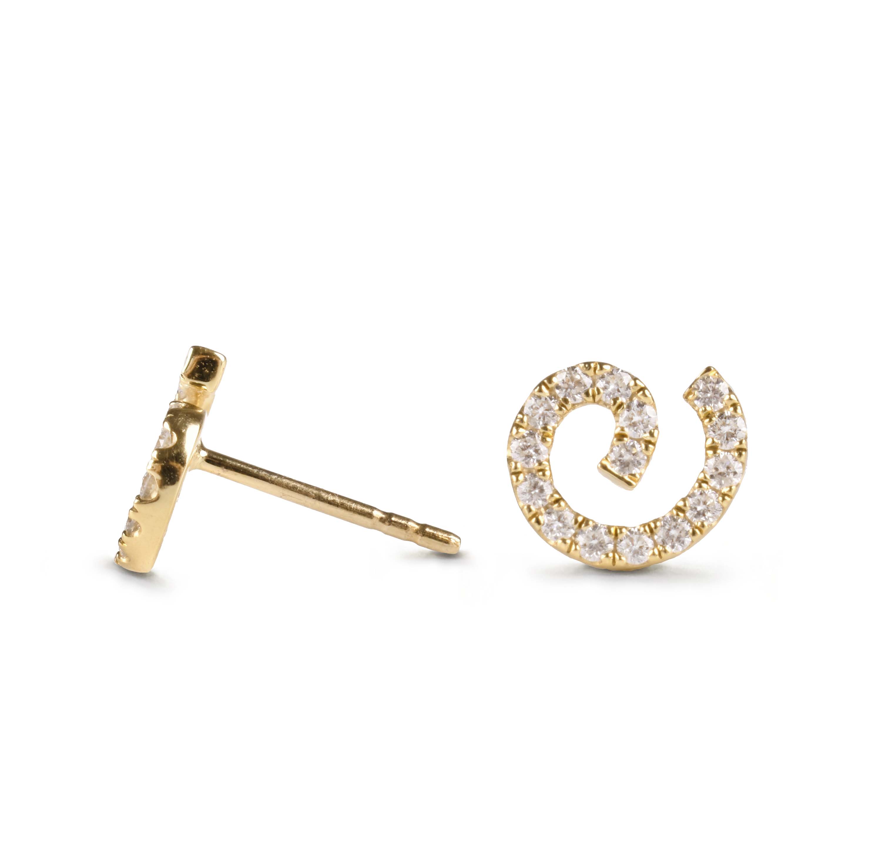 Mini SHER Spiral Earrings – Tesoro Fine Jewelry